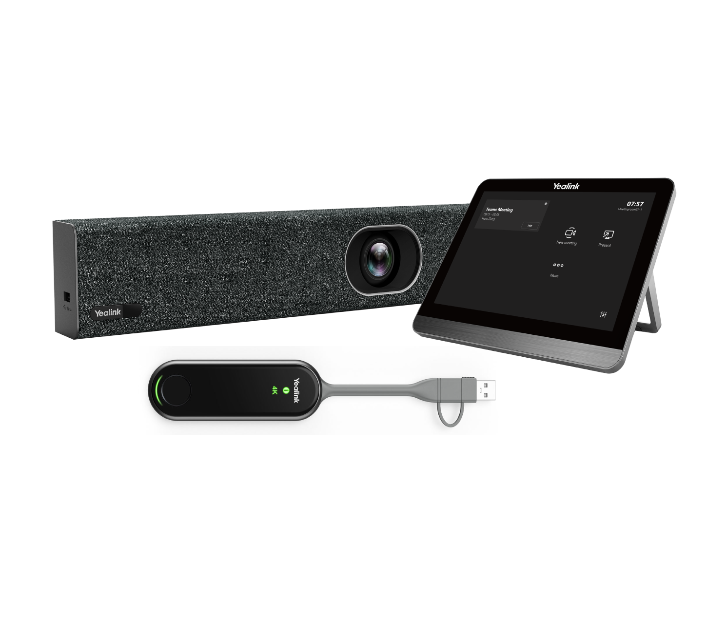 Yealink A20 Teams/Zoom Collaboration bar with CTP18 touch control and ...